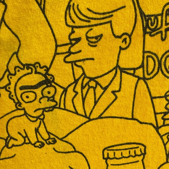 Delta | Shirts | Vintage Yellow Delta Pro Weight M Bart Simpson ...